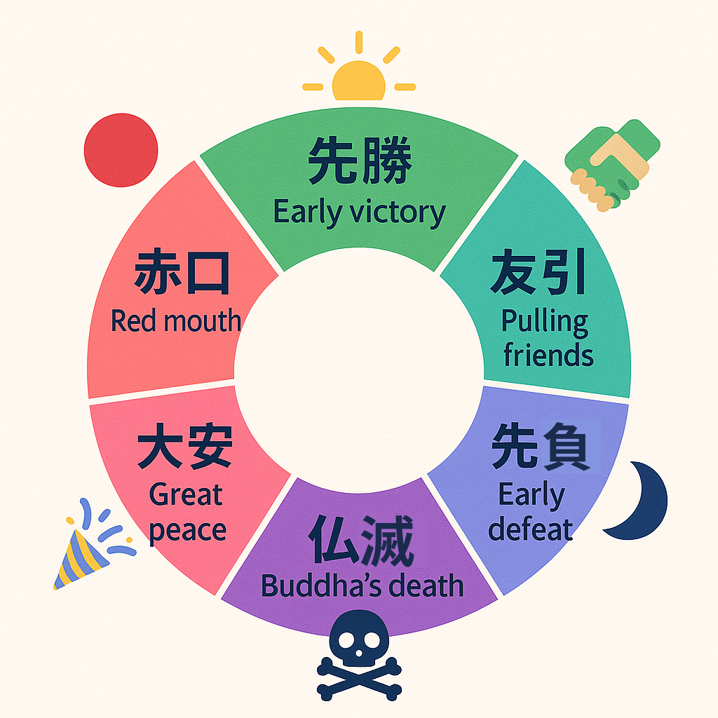 The Rokuyō (六曜): traditional calendar of fortune - Shinjuku Japanese ...